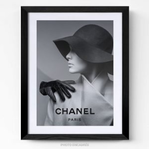 Tableau Coco Chanel Noir | Livraison Gratuite 48H