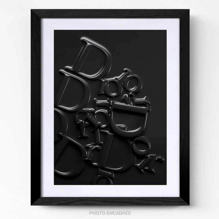 Tableau Coco Chanel Noir | Livraison Gratuite 48H